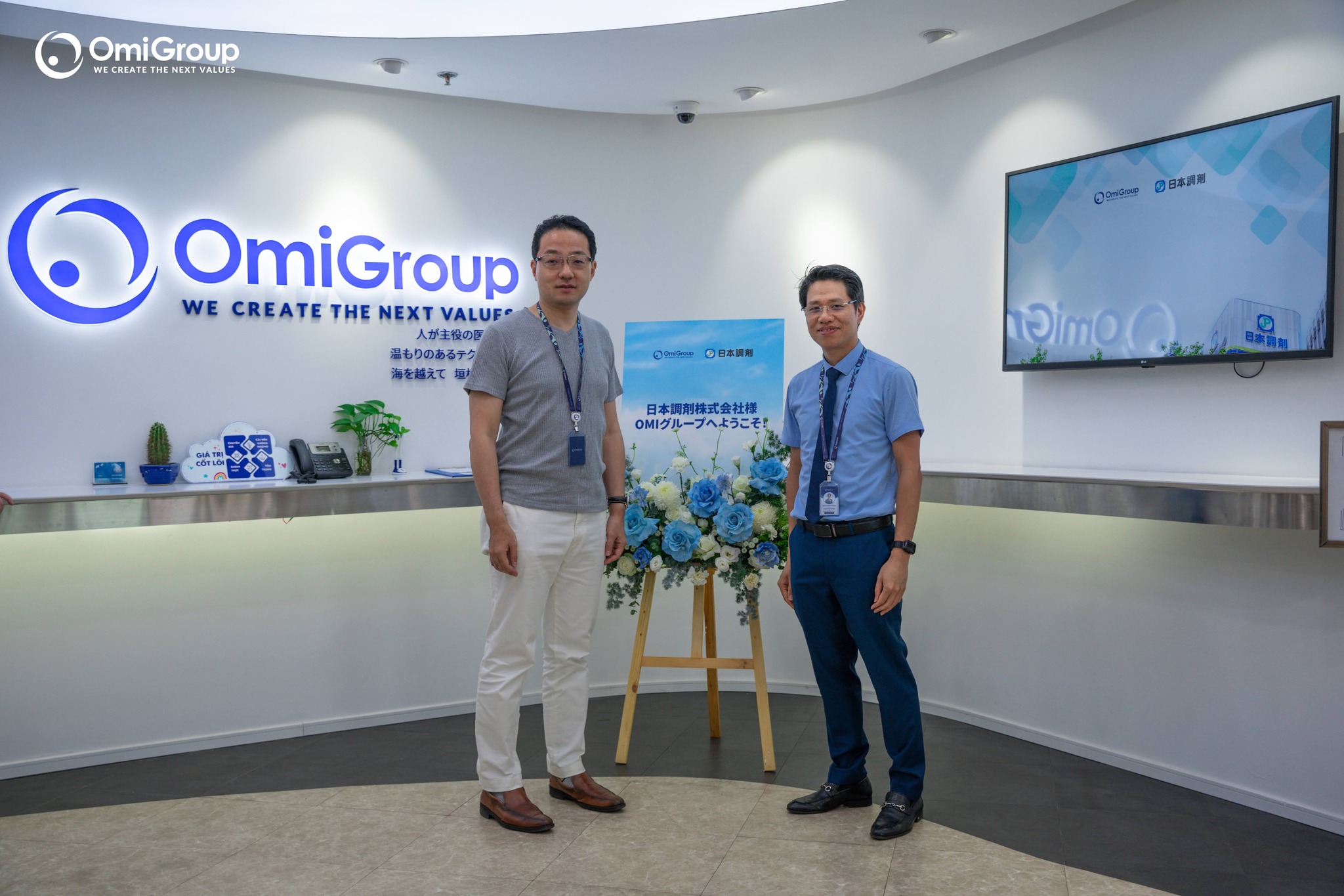 TẬP ĐOÀN DƯỢC PHẨM NHẬT BẢN NIHON CHOUZAI ĐẾN THĂM VÀ LÀM VIỆC TẠI OMIGROUP